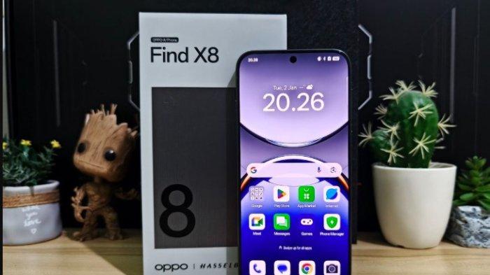 Berikut Tabel Spesifikasi Oppo Find X8 di Indonesia dan Segini Harganya - Tribun-medan.com