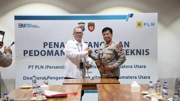 PLN UID Sumut Perkuat Kolaborasi dengan Polda Sumut melalui PKS Pam ...