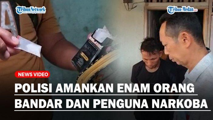 Gerebek Kampung Narkoba, 6 Orang Bandar dan Penguna Narkoba Diamankan Polres Pelabuhan Belawan ...
