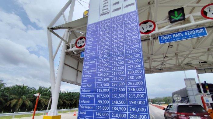 Berikut Daftar Tarif Tol Kisaran-Medan Libur Natal dan Tahun Baru 2025 ...