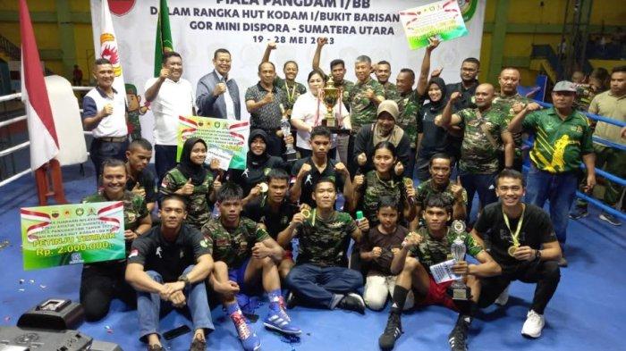 Tim Sumut Raih Juara Umum dalam Kejuaraan Wilayah Tinju Amatir Elite Piala Pangdam I/BB - Tribun ...