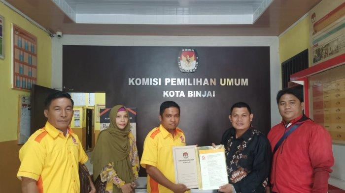 Pengurus Parsindo Sambangi Kantor KPU Binjai, Serahkan SK Kepengurusan ...