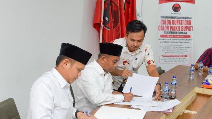Kembali Maju Jadi Pasangan Bupati Sergai, Darma Wijaya dan Adlin Tambunan Daftar ke 3 Partai ...
