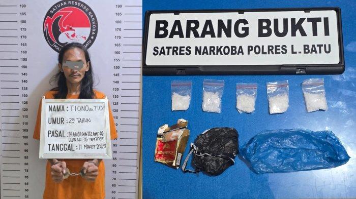 Satresnarkoba Polres Labuhanbatu Tangkap TN, Pengedar Sabu - Tribun-medan.com