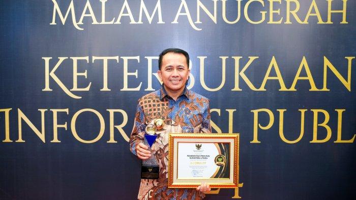 Pemprov Sumut Raih Predikat Badan Publik Informatif Tahun 2024 - Tribun-medan.com