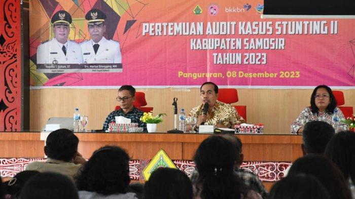 Pemkab Samosir Gelar Pertemuan Audit Kasus Stunting Tahap II - Tribun-medan.com