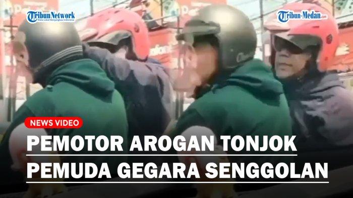 Pemotor Arogan Tonjok Pemotor Lain, Diduga Akibat Senggolan di Jalan ...