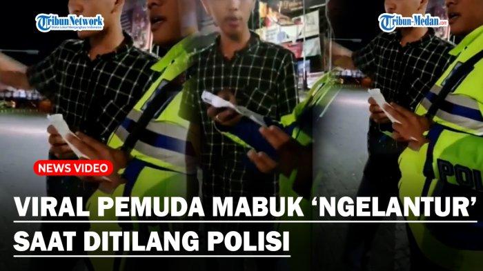 Pemuda Mabuk ‘Ngelantur’ Saat Ditilang Polisi : Jaminannya Nyawa Saya, Masih Sadar Ini Serius ...