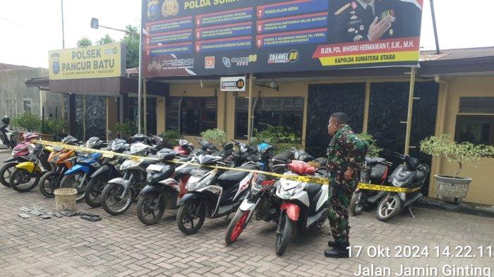 Daftar Lengkap 21 Motor Bodong di Rumah Anggota TNI di Pancur Batu ...