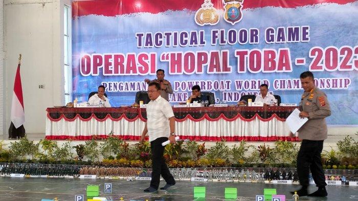 Polda Sumut dan Kodam I Bukit Adakan Tactical Floor Game Pengamanan F1 Powerboat - Tribun-medan.com