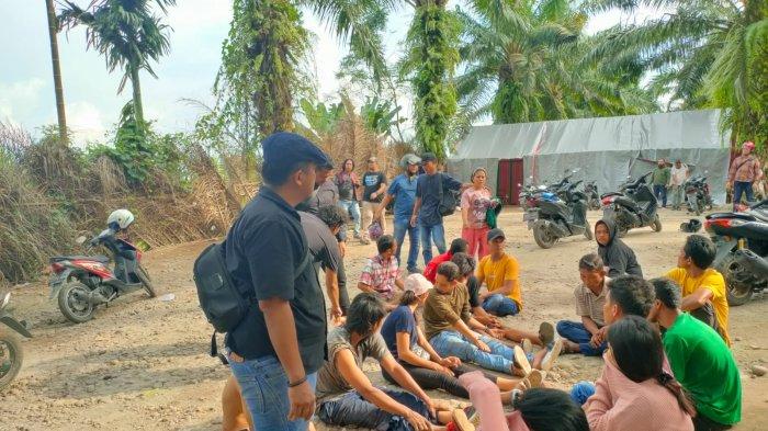 Gerebek Barak Narkoba Tanjung Pamah, Polisi Diadang Pakai Senjata Mainan, Belasan Orang ...