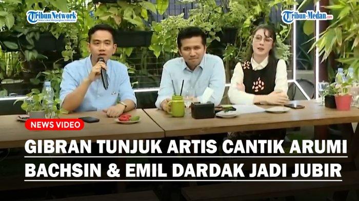 Cawapres Prabowo, Gibran Tunjuk Artis Cantik Arumi Bachsin dan Emil ...