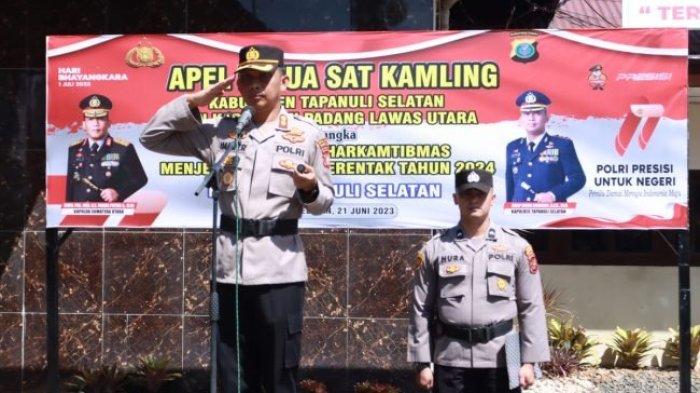 Kapolres Tapsel :Godok Satkamling Mencegah Potensi Kerusuhan Jelang ...