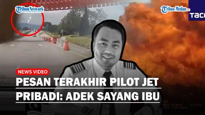 Pesan Terakhir Pilot Pesawat Jet Pribadi yang Jatuh ke Jalan Raya di ...
