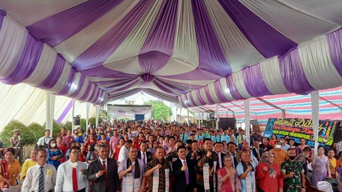 Pesta Gotilon, Pembangunan dan Perayaan Ultah Ke-59 Gereja HKBP Pardamean Medan - Tribun-medan.com