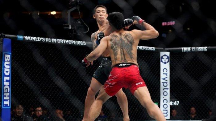 HASIL LAGA Jeka Saragih vs Yoo Joo Sang, Jeka Kalah KO 28 Detik, Tumbang Kena Hook di Rahang ...