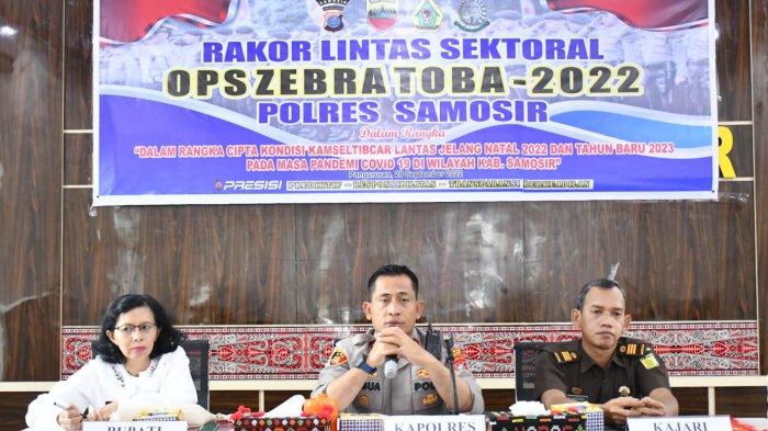 Rakor Lintas Sektoral Operasi Zebra Toba 2022, Kapolres Samosir: Saya Mau Laka Lantas Zero ...