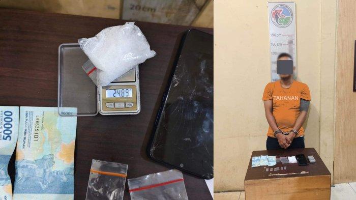 Polres Langkat Amankan Pengedar Narkotika Jenis Sabu - Tribun-medan.com