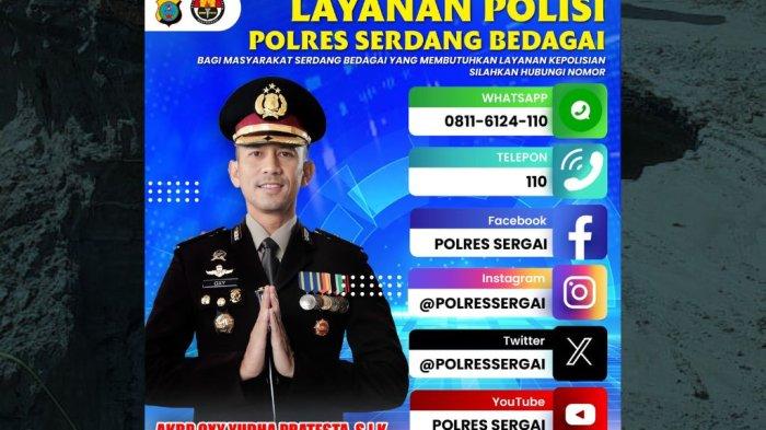 Polres Sergai Luncurkan Medsos Layanan Masyarakat - Tribun-medan.com