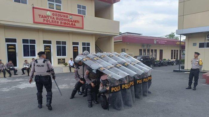 Jelang Pilkada Serentak 2024, Polres Sibolga Gelar Latihan Dalmas - Tribun-medan.com