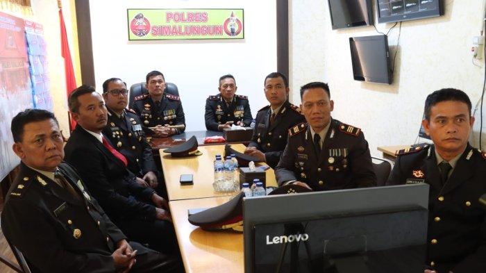 Polres Simalungun Ikuti Upacara Peringatan Hari Bhayangkara Ke-77 Secara Virtual - Tribun-medan.com