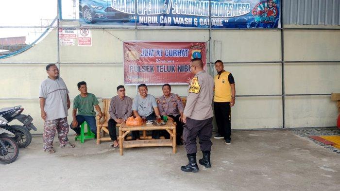 Polsek Teluk Nibung Tanjungbalai Laksanakan Jumat Curhat, Berikan Pesan Kamtibmas - Tribun-medan.com