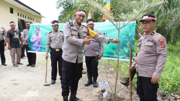 Dukung Penghijauan, Polres Tanjungbalai Tanam 1.000 Pohon Sambut Hari Bhayangkara Ke-78 - Tribun ...