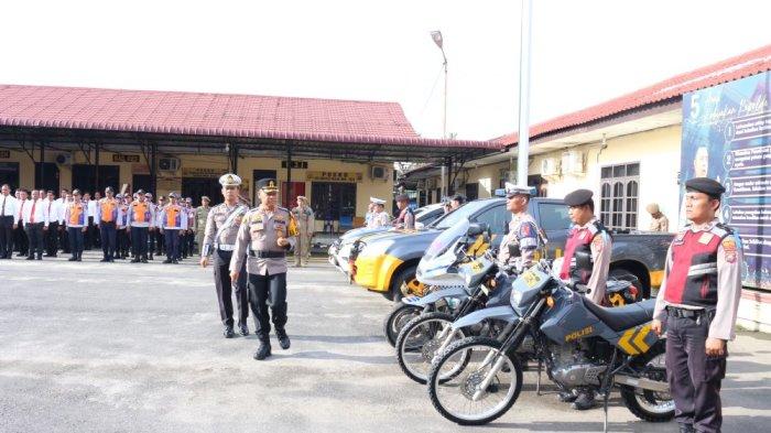 Kapolres Tebingtinggi Pimpin Apel Gelar Pasukan Operasi Zebra Toba 2024 - Tribun-medan.com