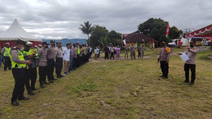Polres Samosir Melakukan Apel Kesiapan Pengamanan Ekstra Ketat - Tribun-medan.com