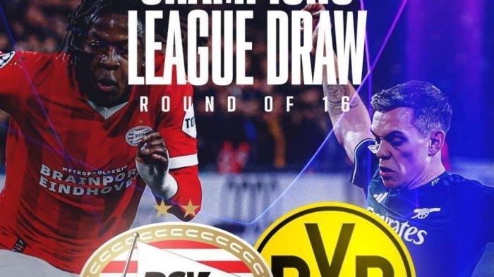 LINK Nonton Live Streaming PSV Vs Dortmund Jam 03.00 WIB, Akses di Sini Gratis via HP - Tribun ...
