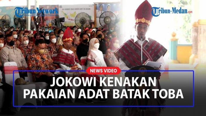 Presiden Jokowi Pakai Baju Adat Batak dan Tongkat Balehat Raja pada ...