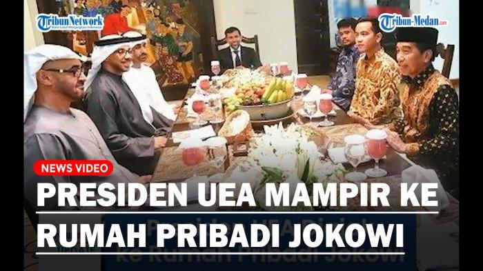 Presiden UEA Mampir ke Rumah Pribadi Presiden Jokowi, Dijamu Sarapan ...