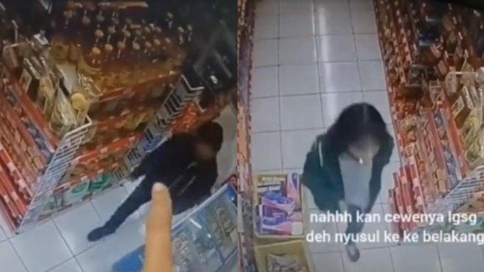 Pria dan Wanita Ini Terekam CCTV Masuk ke Toilet Minimarket, Keluar Setelah Diteriaki Karyawan ...