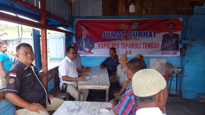 Kelompok Nelayan Keluhkan Pencurian dan Narkoba saat Jumat Curhat - Tribun-medan.com