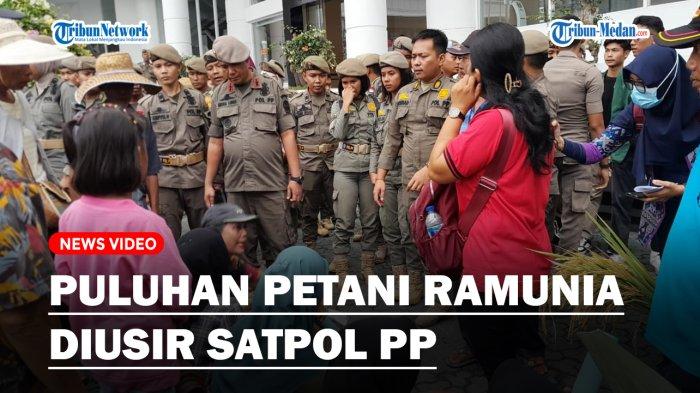 Unjukrasa di Kantor Gubernur Sumut, Puluhan Petani Ramunia Diusir ...