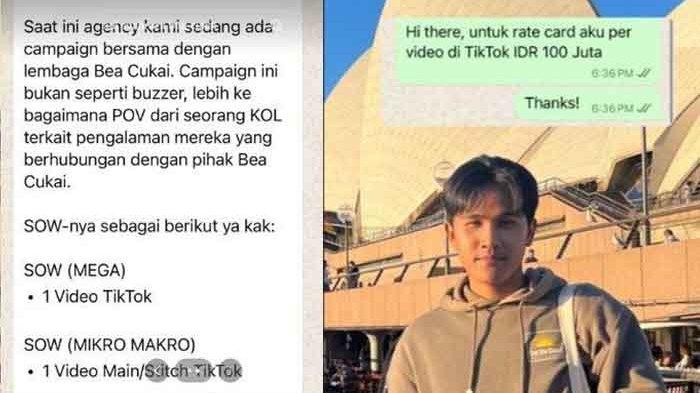 VIRAL Pengakuan Awbimax yang Ditawari Endorse Bea Cukai hingga Diberi Rate Card Rp100 Juta ...