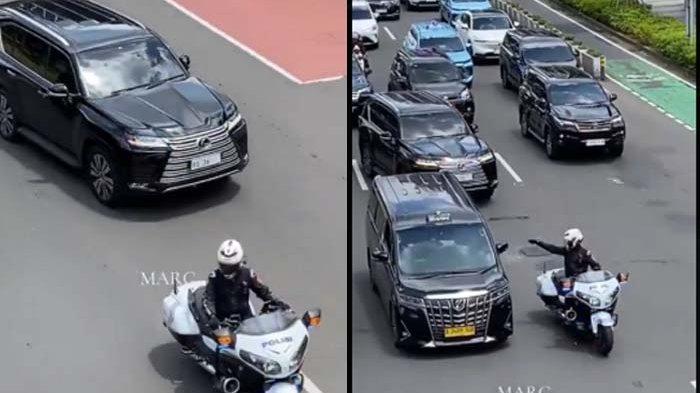 RI 36 Trending di X Usai Viral Aksi Patwal Tunjuk-tunjuk Taksi Alphard ...