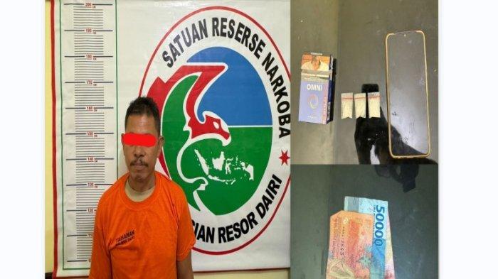 Kedapatan Bawa Sabu 3,01 Gram, Pria di Dairi Ditangkap - Tribun-medan.com