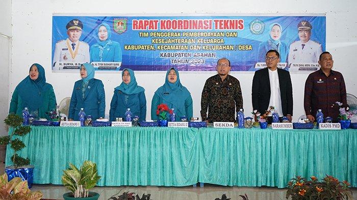 Bupati Asahan Buka Rakornis TP PKK Kabupaten Asahan Bulan Agustus - Tribun-medan.com