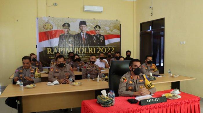 Rapim Polri 2022, Kapolri: Hanya Ada Kata Siap dan Laksanakan - Tribun ...