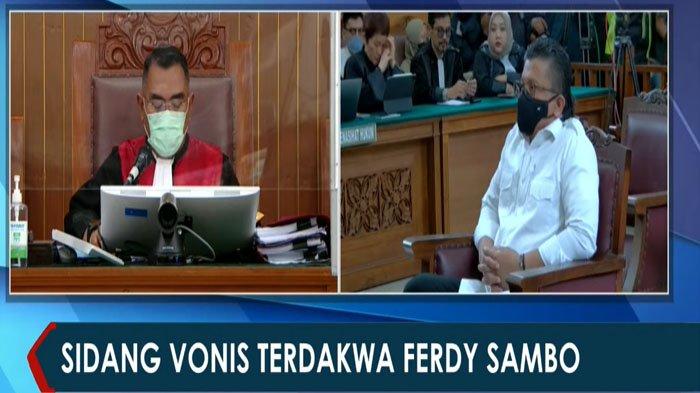 SIDANG Vonis Ferdy Sambo: Hakim Ungkap Ada Upaya Pembenaran Pembenaran Bunuh Brigadir J - Tribun ...