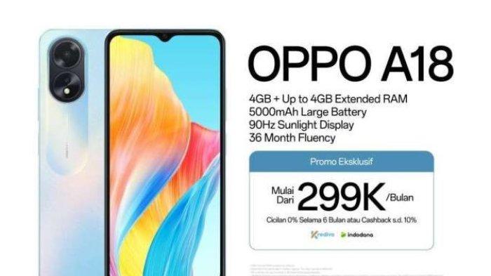 Daftar Rekomendasi HP OPPO dengan Harga 1 Jutaan dari A Series - Tribun ...