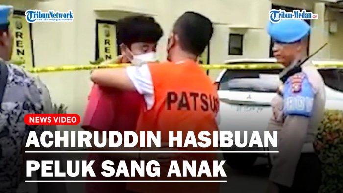 Achiruddin Hasibuan Berpelukan dengan Sang Anak, Rekonstruksi Aditya ...