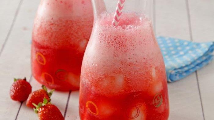 Resep Es Stroberi Leci dan Cara Membuatnya - Tribun-medan.com
