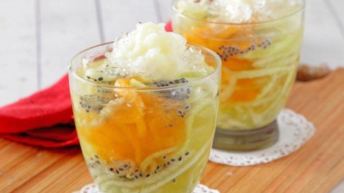 Resep Es Timun Melon Susu dan Cara Membuatnya, Minuman Segar Pelepas ...