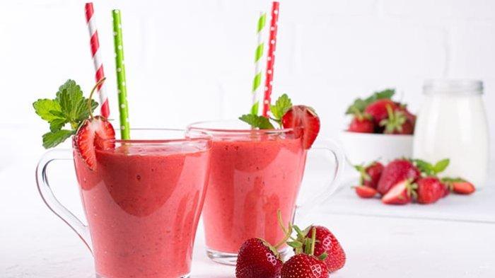 Resep Jus Strawberry Madu dan Cara Membuatnya - Tribun-medan.com
