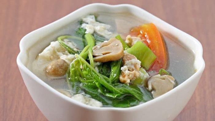 Resep Sup Bayam Telur Asin dan Cara Membuatnya - Tribun-medan.com