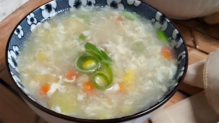 Resep Sup Jagung ala Resto Chinese Food untuk Tubuh yang Kurang Fit ...