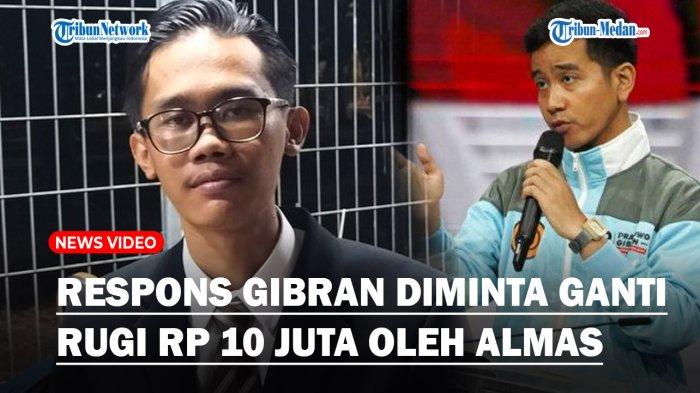 Respons Gibran Digugat Dua Kali Oleh Almas Hingga Minta Ganti Rugi Rp 10 Juta - Tribun-medan.com