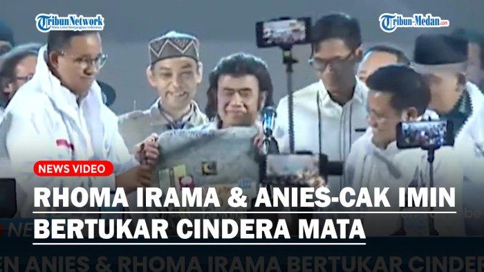 Kebersamaan Rhoma Irama dan Anies-Cak Imin Saling Bertukar Cindera Mata ...